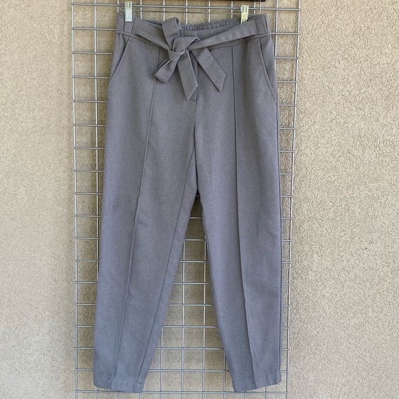 LOFT | Pants & Jumpsuits | Boho Bow Belt Casual Skinny Fit Pants | Poshmark